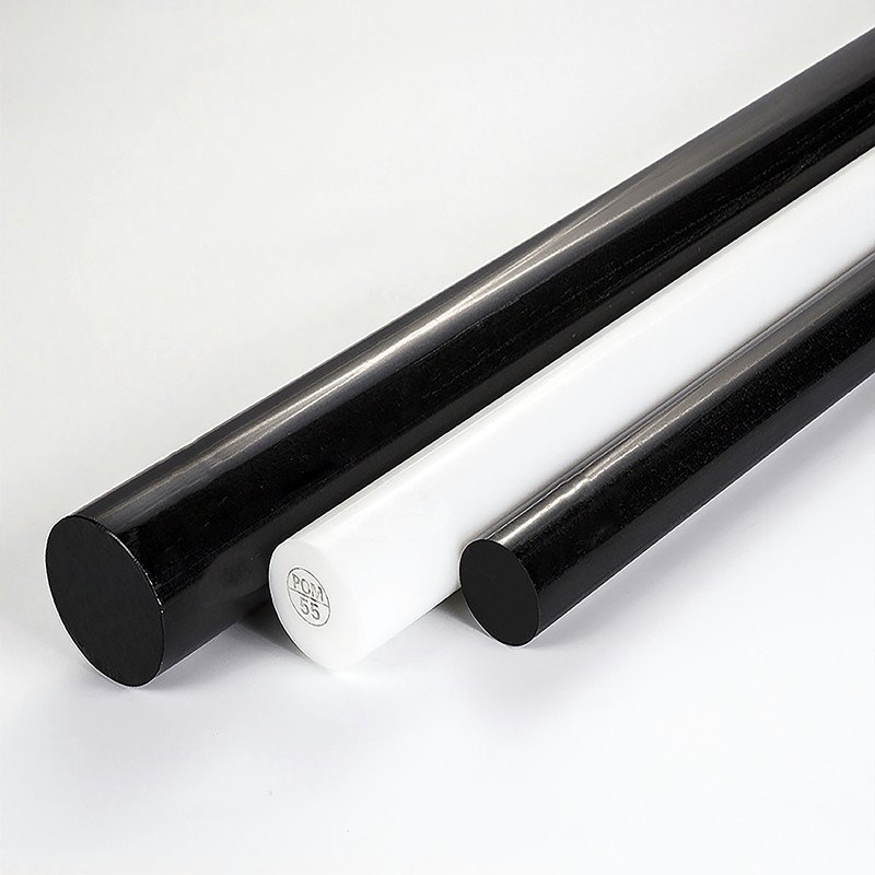 High Hardness Plastic Products POM /Delrin Nylon/Rods 10mmx1000mm White ...